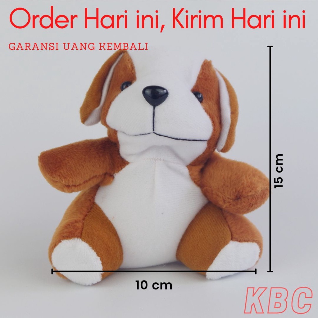 Jual BONEKA HEWAN DOG MINI 15 CM LUCU COCOK UNTUK BUKET BUNGA ATAU ...