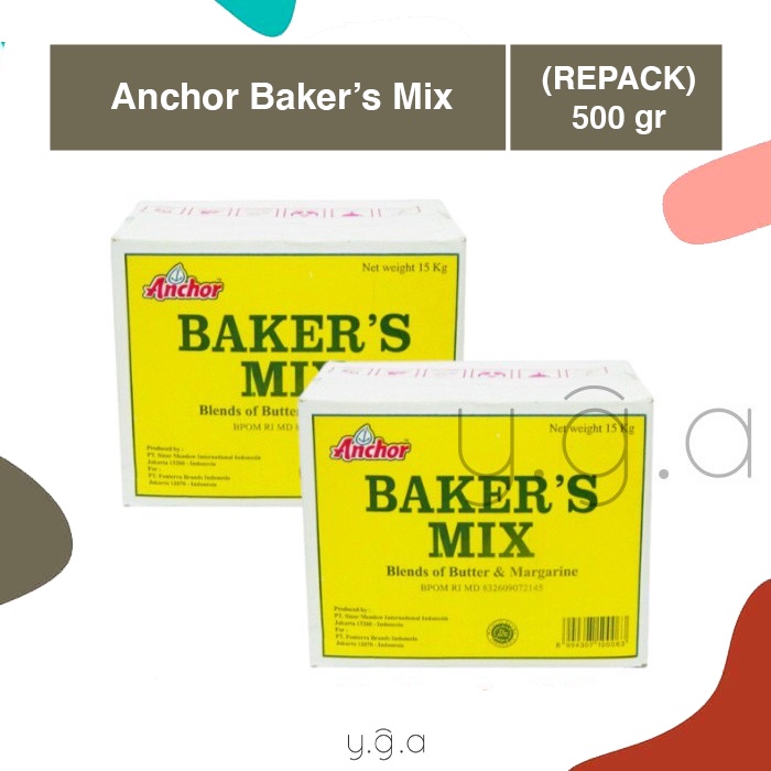 Jual Baker's Mix (REPACK) 500gr / Baker Mix / Bakers Mix Anchor ...
