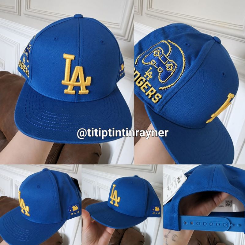 Jual TOPI MLB KOREA LA DODGERS BLUE & GOLD | Shopee Indonesia
