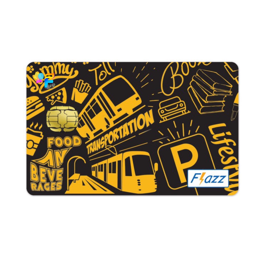 Jual Kartu eMoney eToll Flazz BCA gen 1 edisi Transportation Black ...