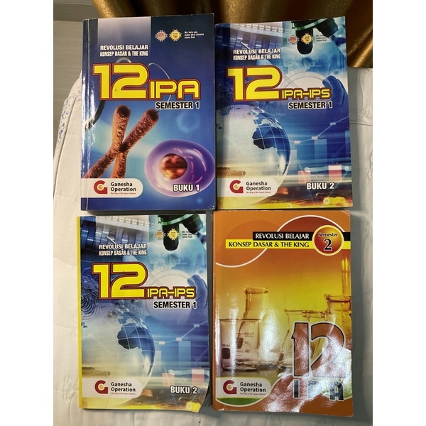 Jual preloved buku bimbel ganesha operation / koding GO kelas 12 / 3 ...