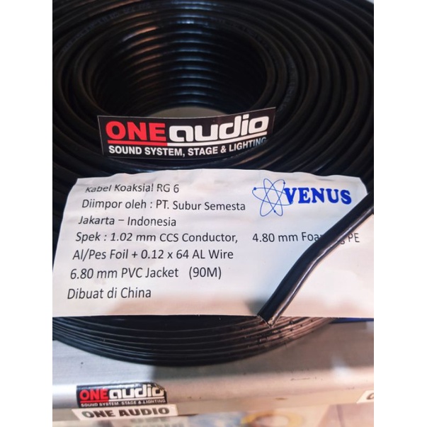 Jual Kabel Antena RG6 Venus ecer Harga per meter | Shopee Indonesia
