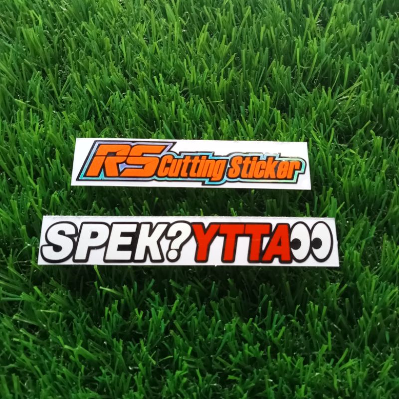 Jual STICKER CUTTING SPEK YTTA 12 X 2 | Shopee Indonesia