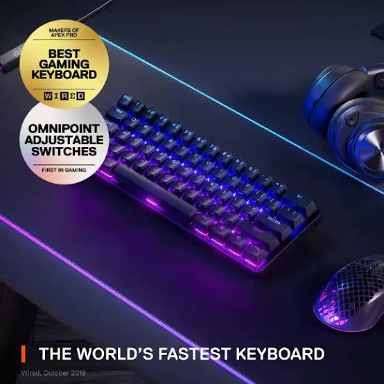 Jual Steelseries Apex Pro Mini 60% Wireless RGB Mechanical Gaming Keyboard | Shopee Indonesia