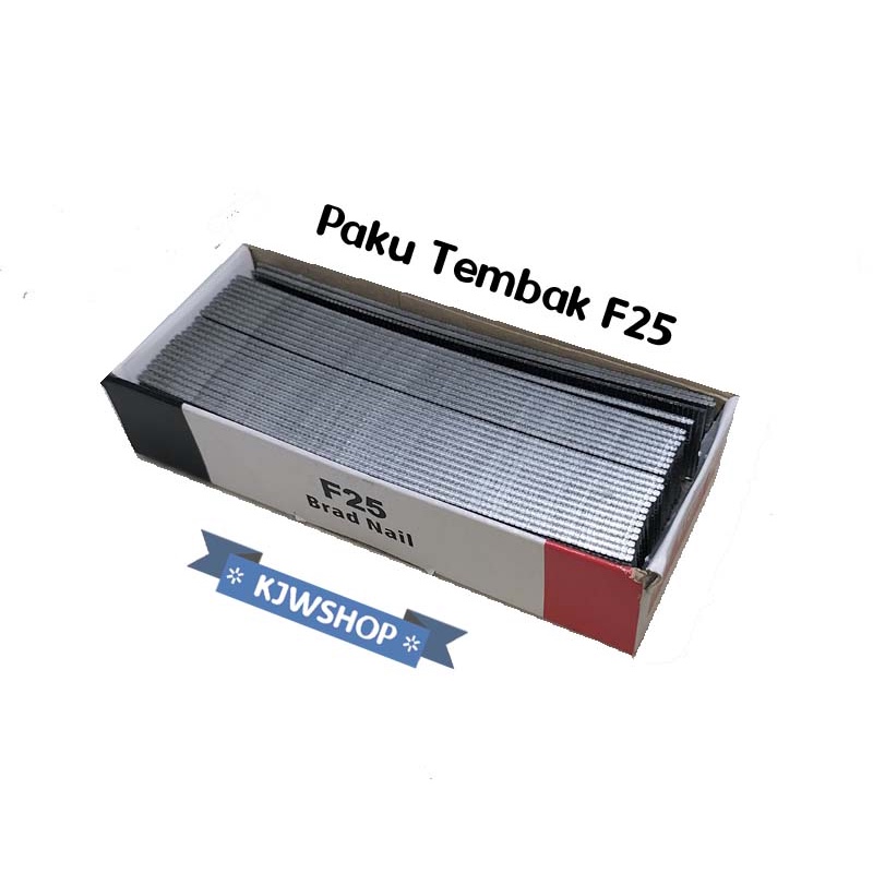 Jual Paku Tembak F 25 Isi Staples Kompresor Air Nailer Staple F25 isi ...