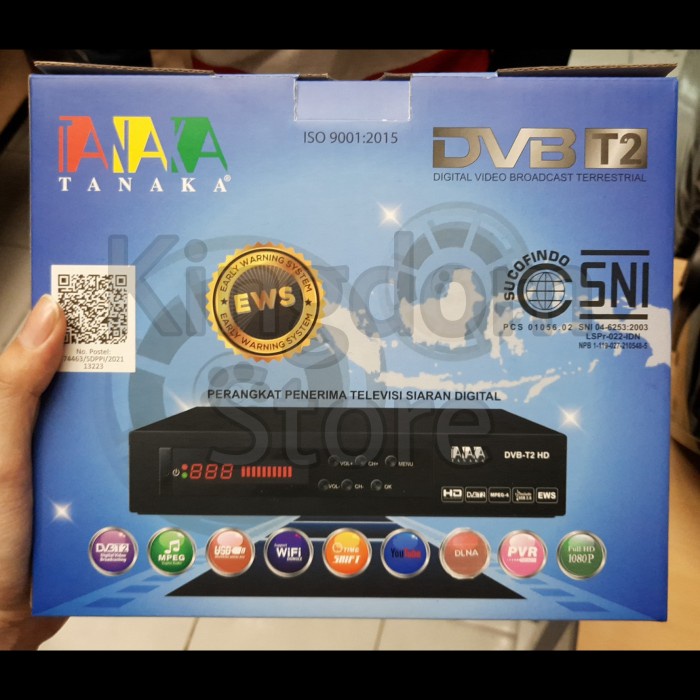 Jual Set Top Box/Decoder/Reciver/Stb Dvb T2 Digital Tv Tanaka New ...