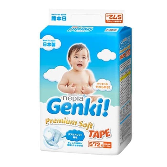 Jual Promo Nepia Genki Diapers - Rekat (S Tape 72) Kmn06 | Shopee Indonesia