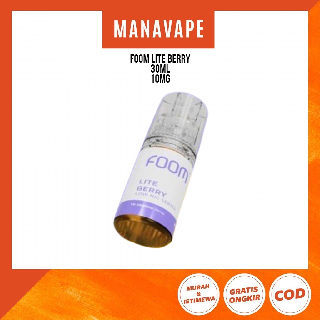 Jual FOOM LITE SERIES SALT NIC 30ML / 10MG | Shopee Indonesia