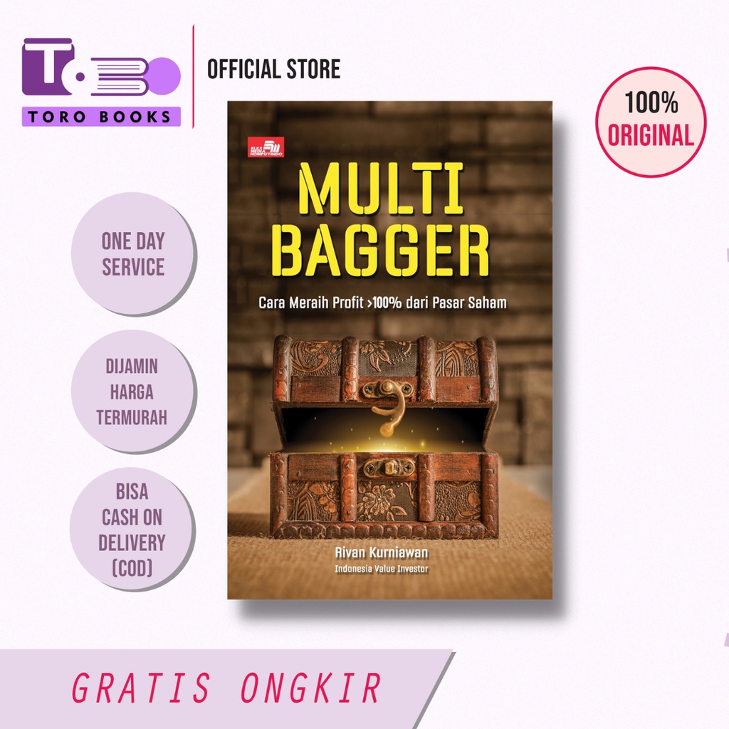 Jual Buku MULTIBAGGER: Cara Meraih Profit >100% dari Pasar Saham ...