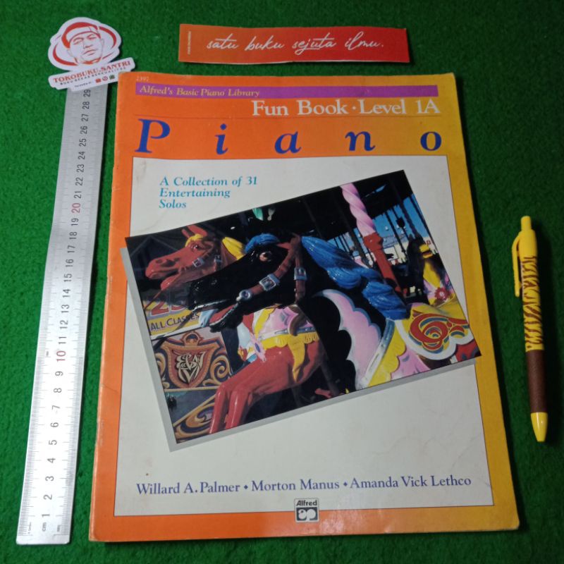 Jual Buku Musik Piano : Fun Book - Level 1A by Willard A. Palmer ...