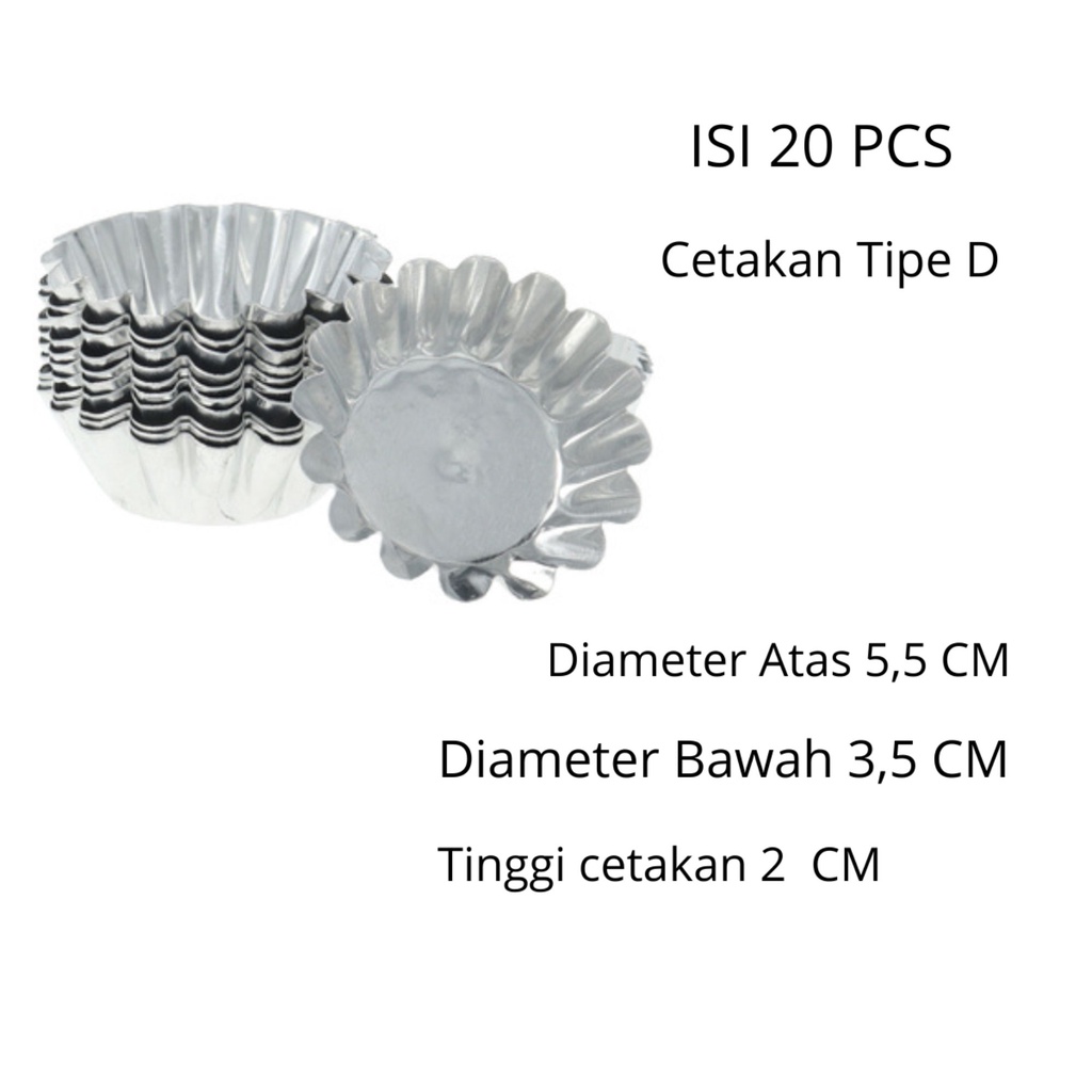 Jual Cetakan Pie Mini Aluminium Tipe D | Shopee Indonesia