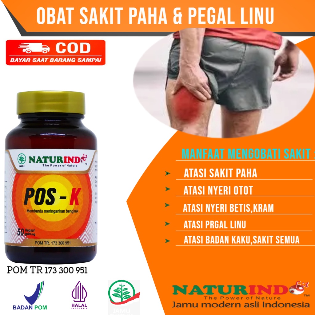 Jual Obat Nyeri Otot Paha dan Betis Cedera Hamstring Otot Ketarik Kram ...