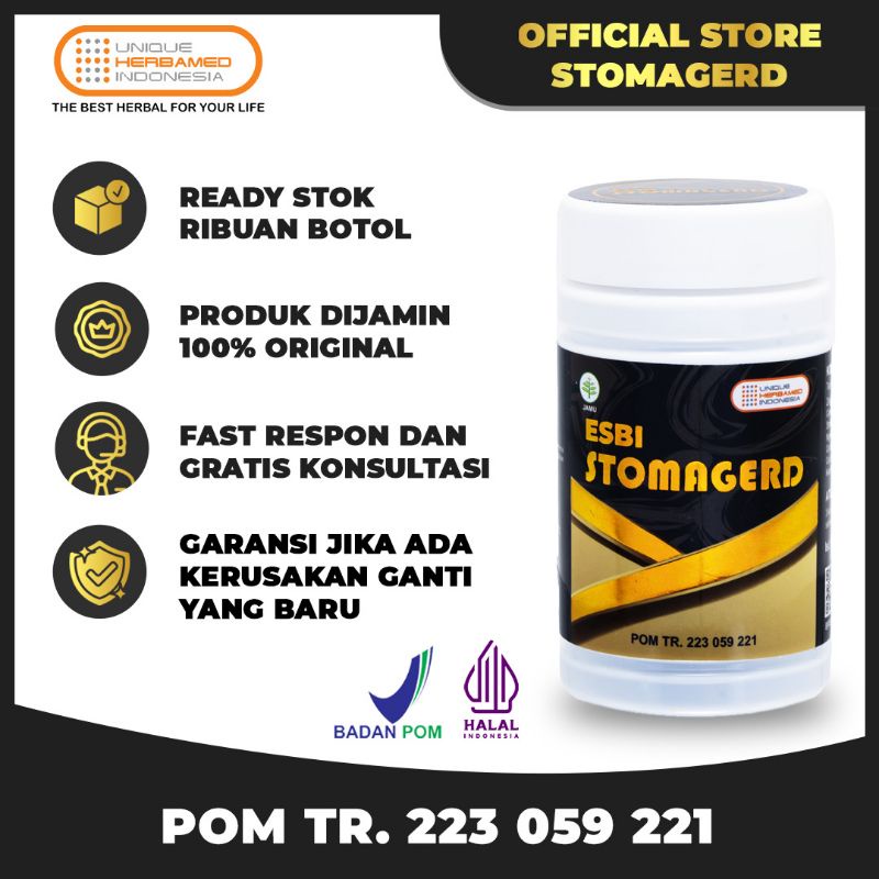 Jual Esbi Stomagerd Obat Herbal Maag Asam Lambung Gerd dan Gangguan ...