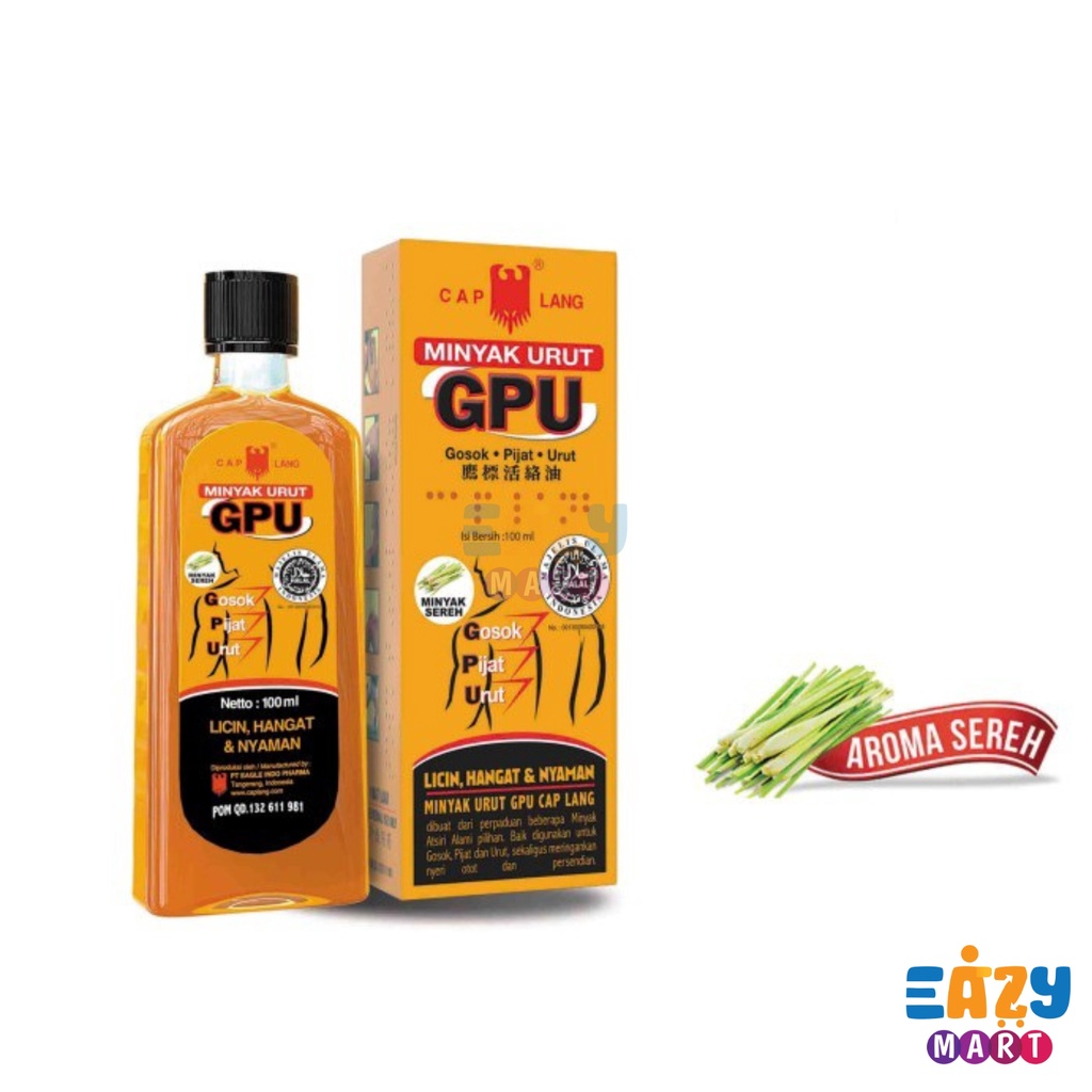 Jual Minyak Urut GPU Cap Lang | Shopee Indonesia