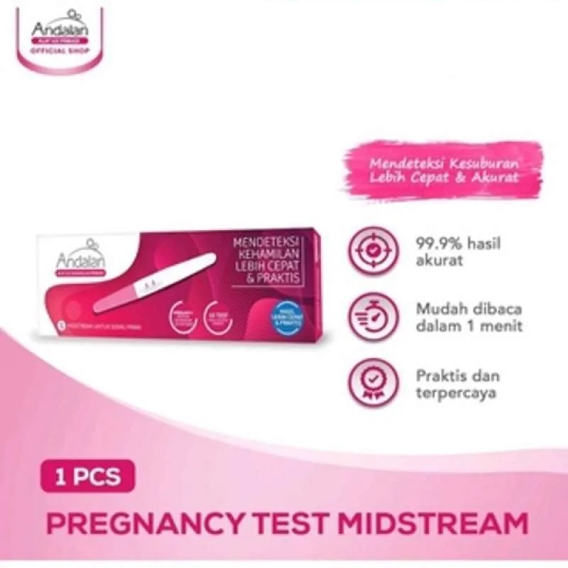 Jual Andalan Pregnancy Test Midstream - Alat Tes Kehamilan Andalan ...