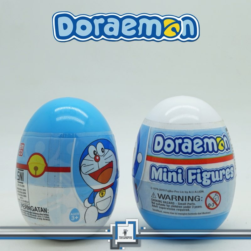 Jual Doraemon Mini Figure Mainan Surprise Egg ORIGINAL Fujiko Emco ...
