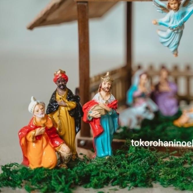 Jual Patung Set Natal 10Cm & Kandang | Shopee Indonesia