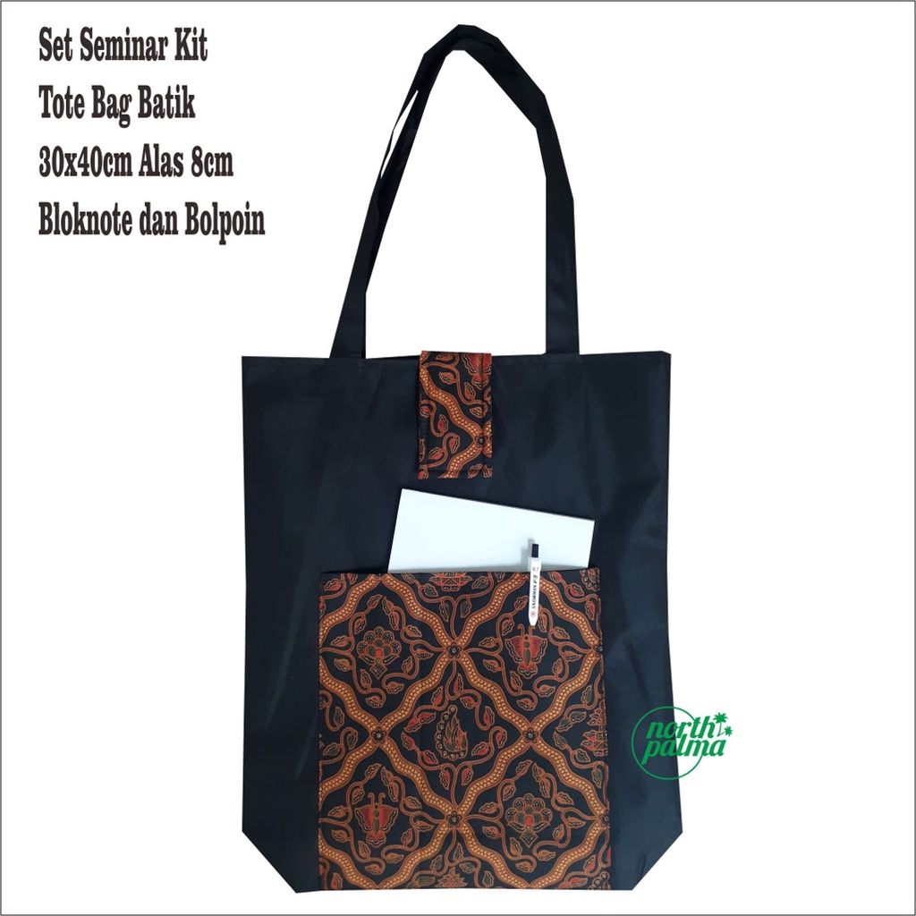 Jual Paket Seminar Kit Murah Tote Bag Seminar Batik, Bloknote dan ...