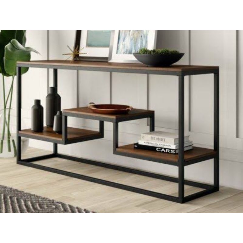 Jual Meja Tv LED Minimalis Besi dan Kayu | Shopee Indonesia