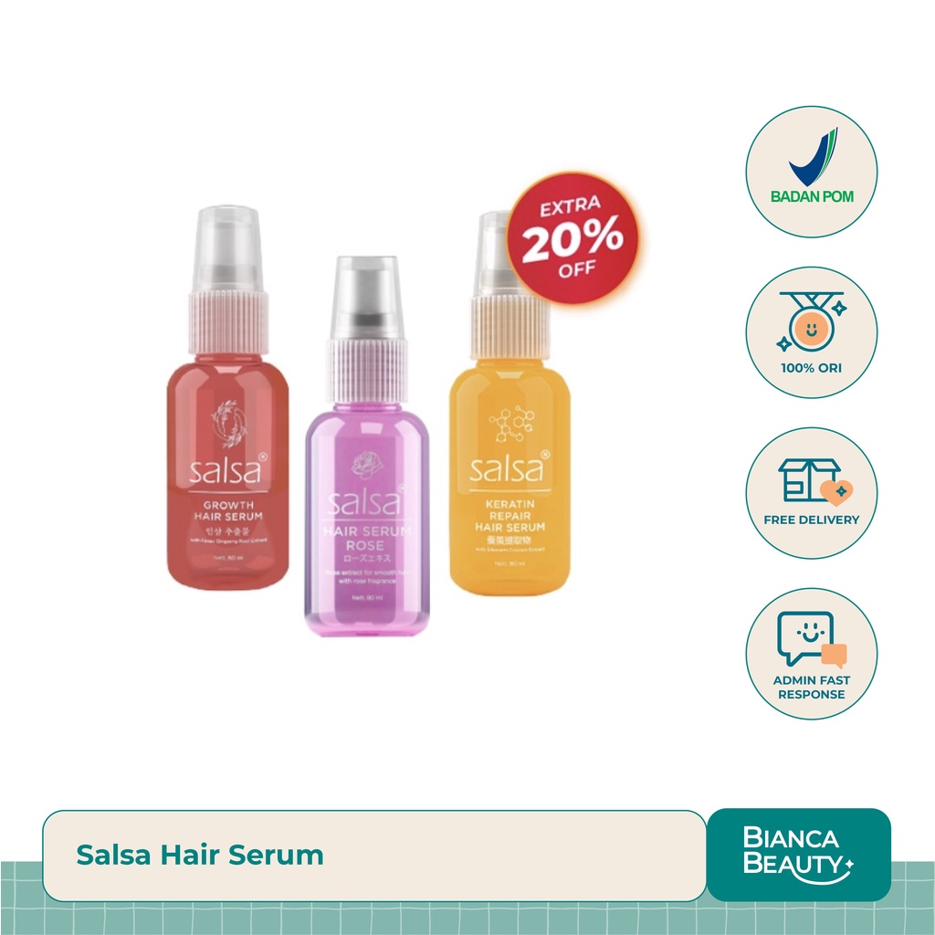 Jual Salsa Hair Serum 80ml | Shopee Indonesia