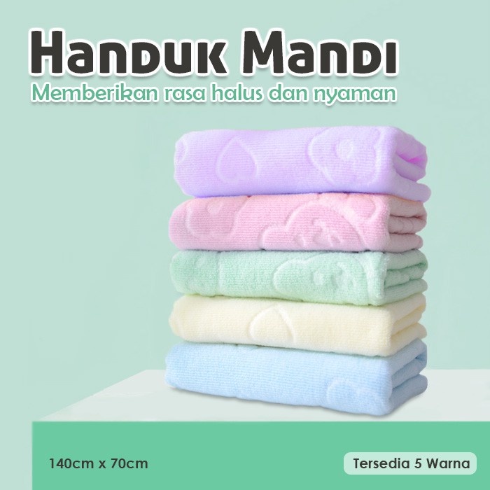 Jual IL - HANDUK MANDI JUMBO 70 X 140 CM / HANDUK JUMBO / HANDUK MANDI ...