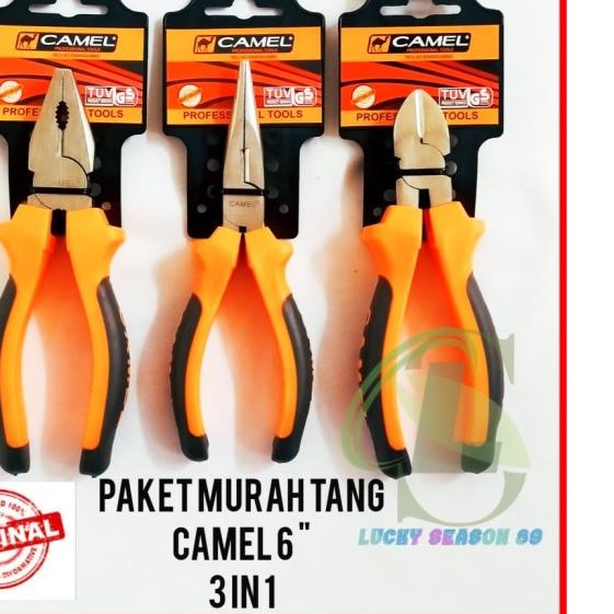 Jual CAMEL SET TANG 3 IN 1 TANG COMBINASI / TANG LANCIP / TANG POTONG 3 PCS | Shopee Indonesia