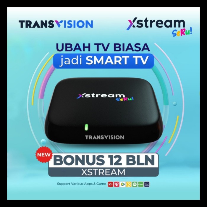 Jual Produk Terbaru (Bukan Stb Mncplay Box) Transvision Xstream Box 2Nd ...