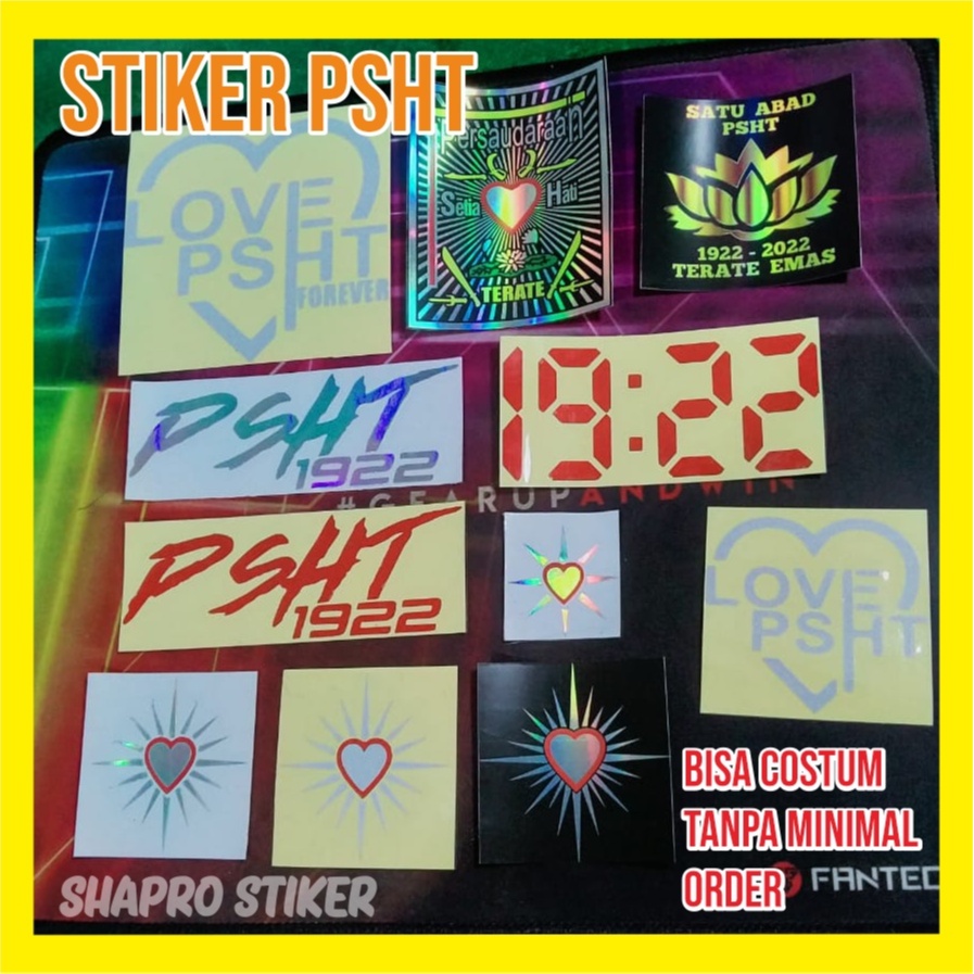 Jual Stiker Timbul Psht Sh Terate 1922 Terbaru Printing | Shopee Indonesia