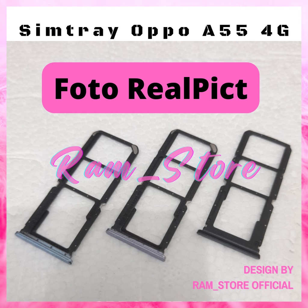 Jual Sim Tray Simlock Oppo A55 4G Tempat Kartu Sim Original | Shopee ...