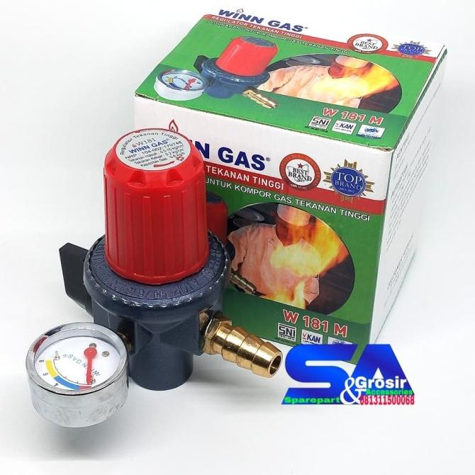 Jual WINN GAS Regulator Tekanan Tinggi METER - Kompor Mawar Semawar Jos ...