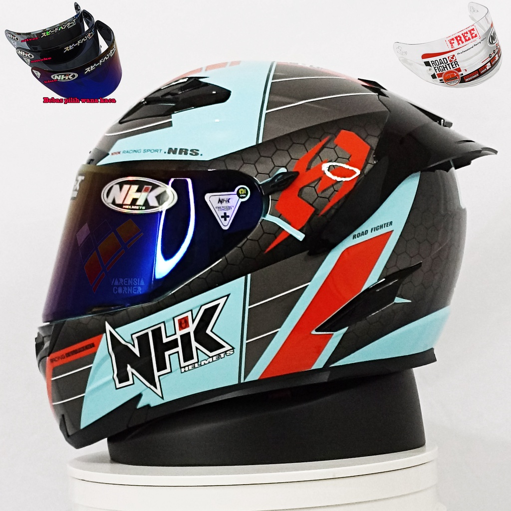 Jual NHK RX9 PAKET GANTENG NAVY LIGHT TOSCA HELM NHK FULL FACE ORIGINAL ...
