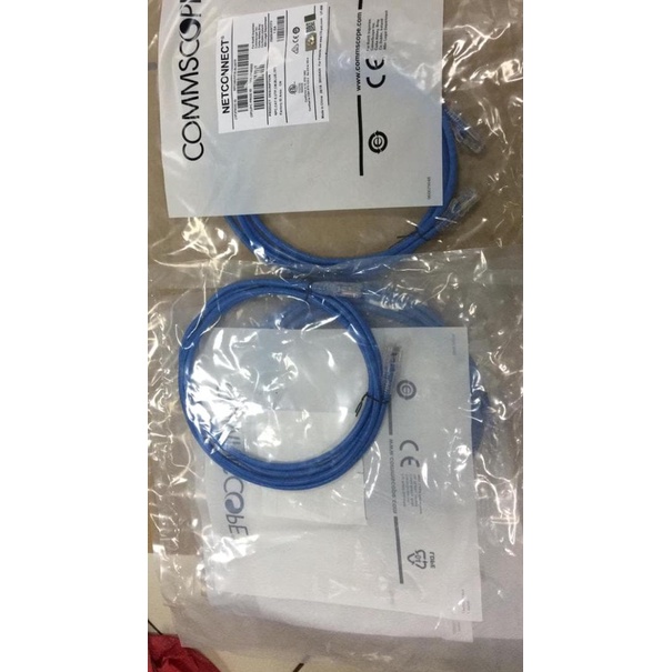 Jual AMP atau COMMSCOPE patch cord cat6 2 meter 7feet | Shopee Indonesia