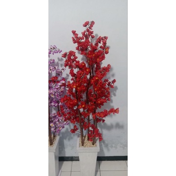 Jual Pohon Sakura Imlek Tinggi 130 CM+Pot/Real | Shopee Indonesia