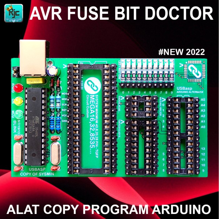 Jual Alat Copy Program Usb Asp Usbasp Avr Isp Programmer Arduino