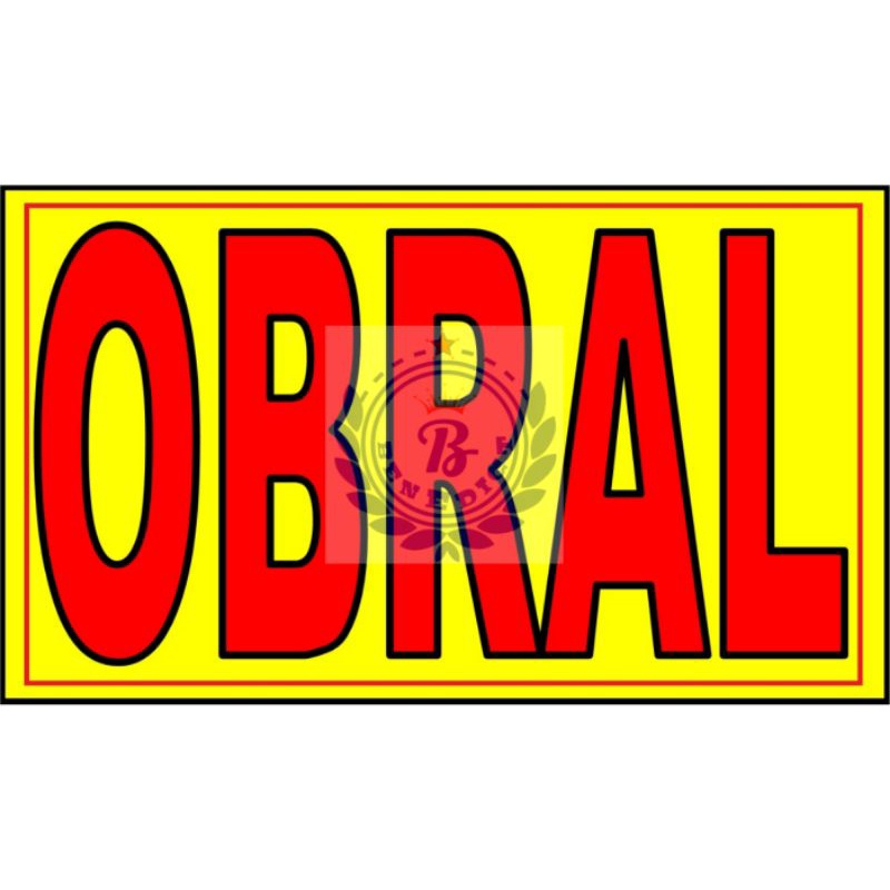 Jual Tulisan OBRAL display karton | Shopee Indonesia