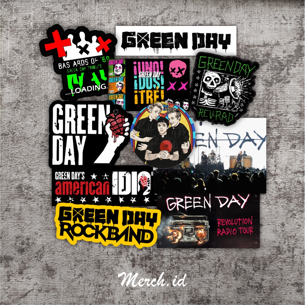 Jual Stiker Band Green Day STIKER PACK | Shopee Indonesia