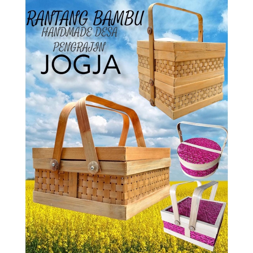 Jual RANTANG BAMBU HAMPERS ANYAMAN | Shopee Indonesia