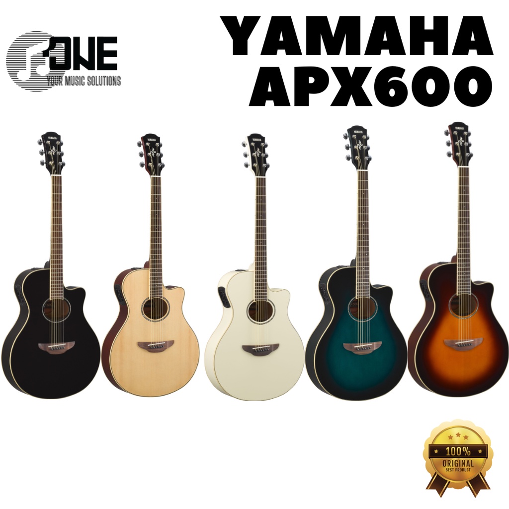 Jual Yamaha APX600 APX 600 Gitar Akustik Elektrik Original | Shopee Indonesia