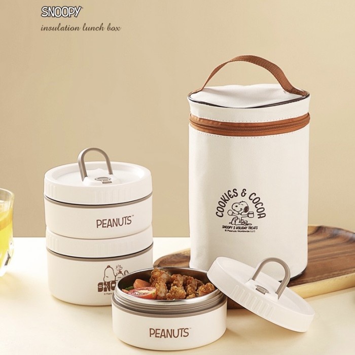 Jual Rantang Lunchbox Rantang Snoopy Kotak Bekal Anak | Shopee Indonesia