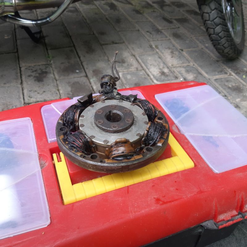 Jual Sepul Spul Spull Stator dan magnet CB 125 CB 100 K2 | Shopee Indonesia