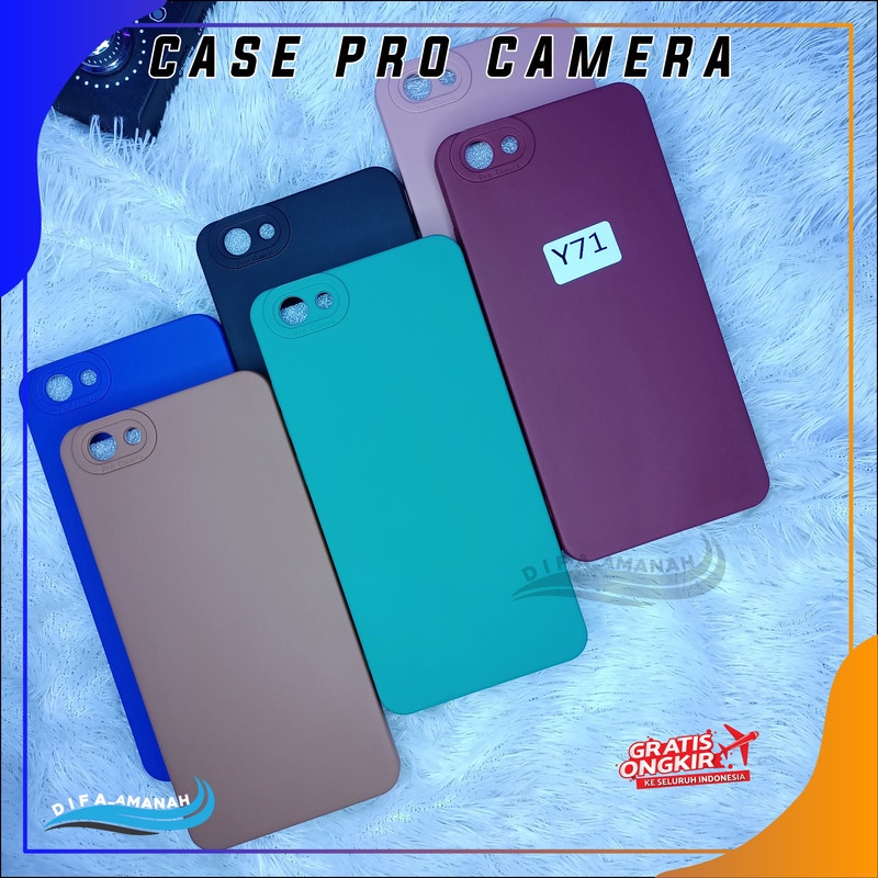 Jual VIVO Y71 case case PRO CAMERA PRO CAMERA CASE SILICON WARNA ...