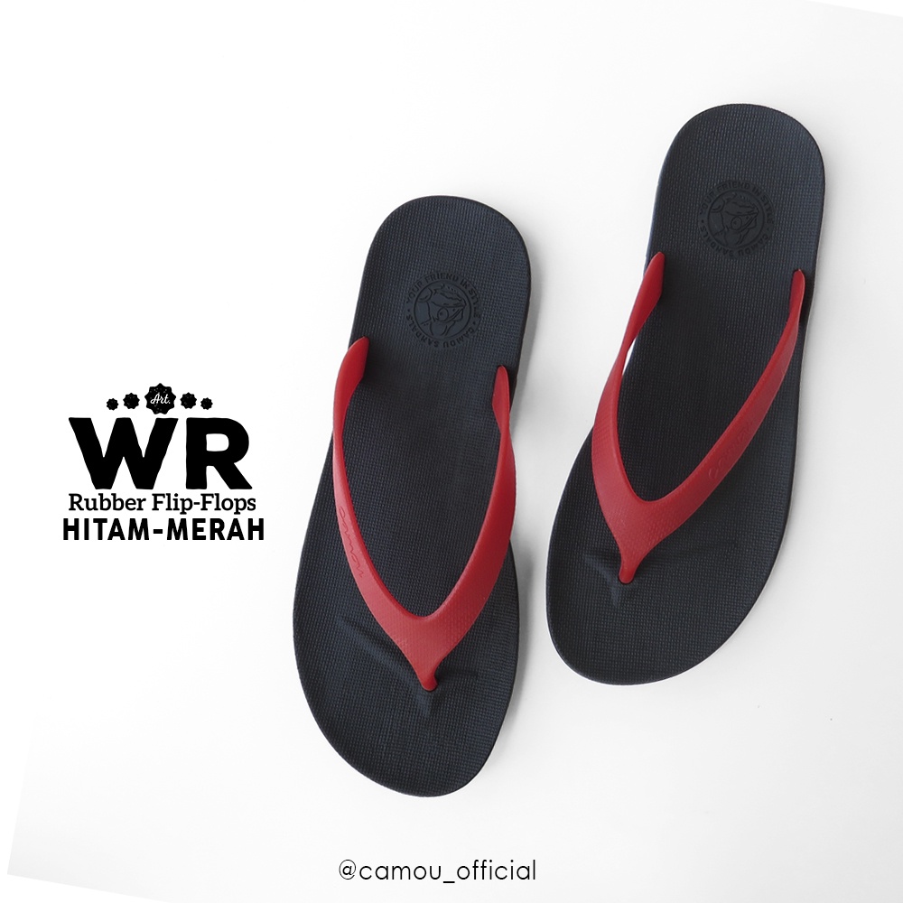 Jual [Official] Sandal Camou Pria WIRA Hitam - Merah | Shopee Indonesia