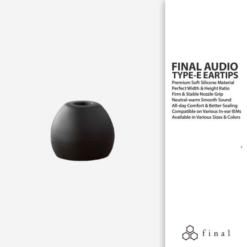 Jual FINAL AUDIO TYPE-E Premium Soft Silicone Eartips | Shopee Indonesia