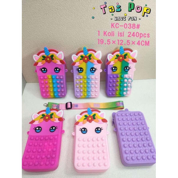 Jual TAS POP IT JELLY TAS POP IT LUCU SELEMPANG BAG UKURAN KECIL DAN ...