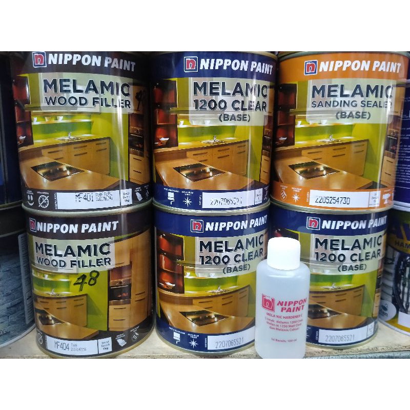 Jual melamik clear glos/matt 1kg sanding nippon paint 1kg | Shopee ...