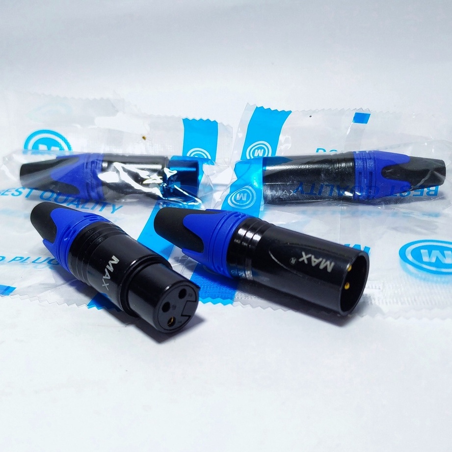 Jual JACK CANON MALE SOCKET CANON FAMALE MAX TEMBAGA JACK XLR JEK KANON ...
