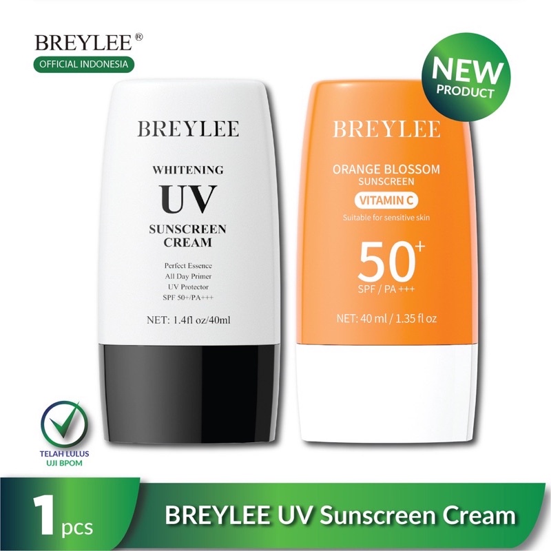 Jual BREYLEE WHITENING UV SUNSCREEN CREAM VARIAN - Krim Tabir Surya SPF ...