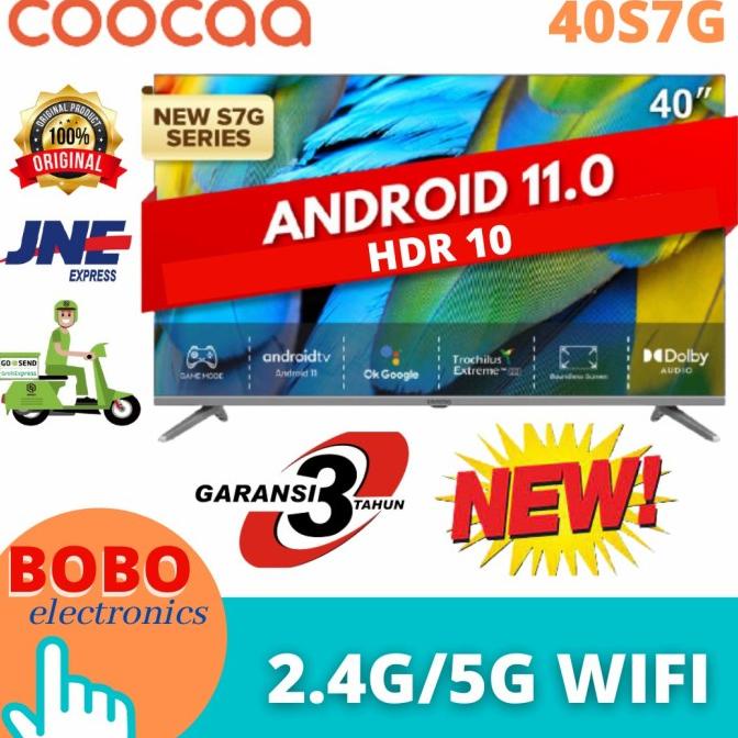 Jual COOCAA LED TV 40S7G-40 INCH SMART ANDROID 11 DIGITAL NEW GARANSI ...