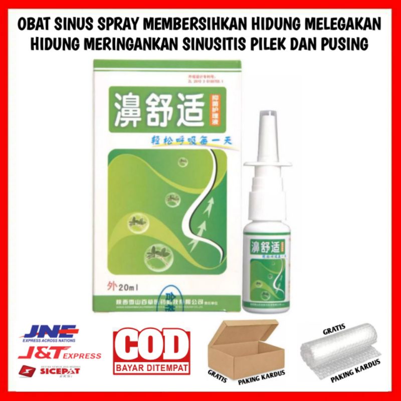 Jual OBAT SINUS SPRAY MEMBERSIHKAN HIDUNG MELEGAKAN HIDUNG MERINGANKAN ...