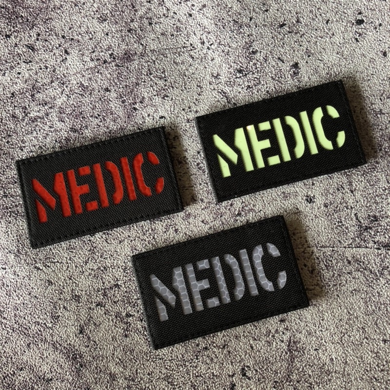 Jual Patch Laser Medic Tactical / Patch Medic Helm Bodyvest / Patch ...